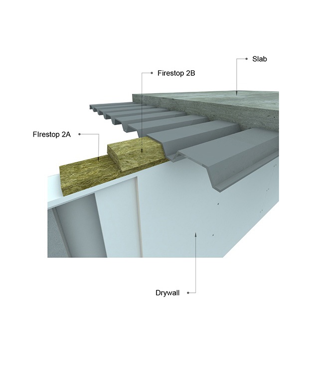 Trapezoidal Firestop 2B - ROCKWOOL BIM MODEL searcher