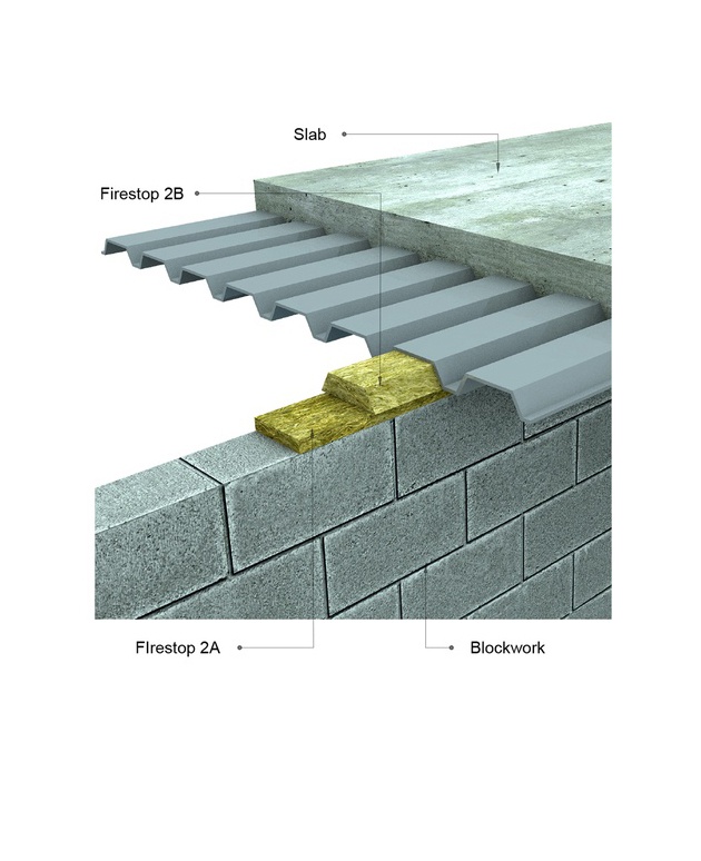 Trapezoidal Firestop 2B - ROCKWOOL BIM MODEL searcher