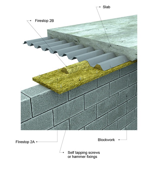 Trapezoidal Firestop 2B - ROCKWOOL BIM MODEL searcher